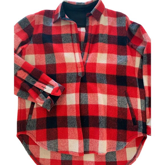 Jackets & Coats | Buffalo Check Wool Shirt Jacket | Poshmark